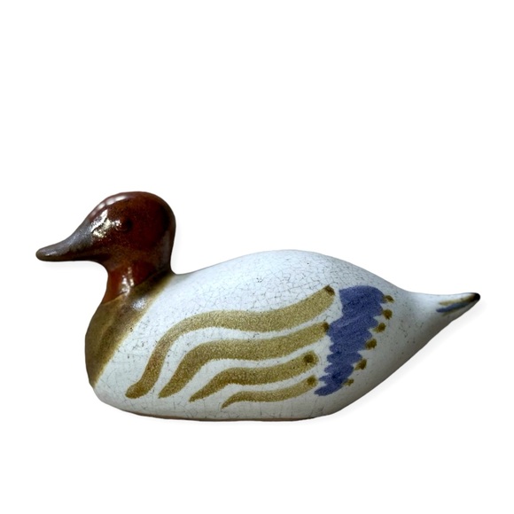 Teka | Accents | Vintage Teka Pottery Stoneware Duck Decoy Signed Circa ...